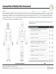 Free Printable Skin Assessment Forms - Free Printable Forms