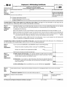 W-4 Form 2025 Printable - Free Printable Forms