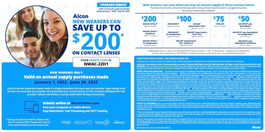 Printable Alcon Rebate Form 2025 - Free Printable Forms
