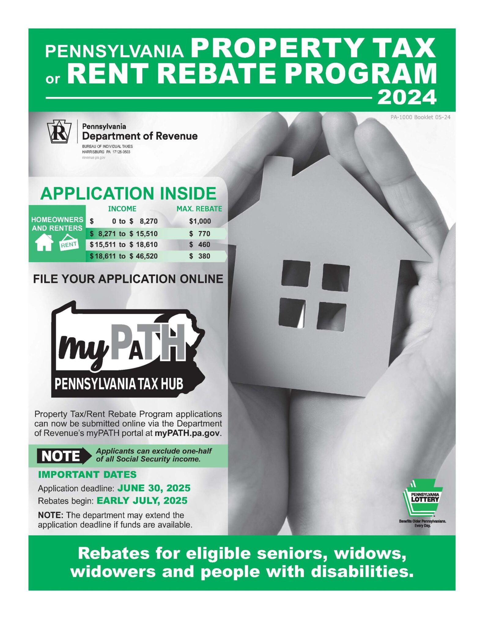 Pa Rent Rebate Form 2025 Printable - Free Printable Forms